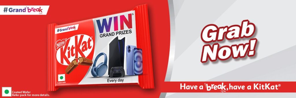 Kitkat Grand Break Loot – Win Assured ₹200, iPhone 16, PS5 – Viral ...